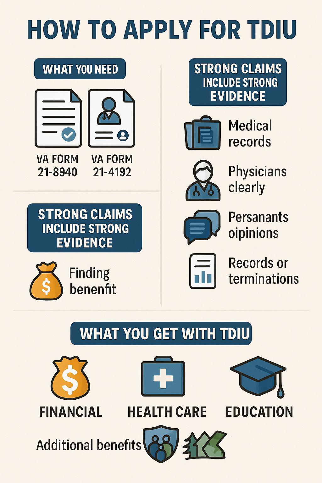 TDIU in 2025: A Lifeline for Veterans Who Can’t Work - All Veteran