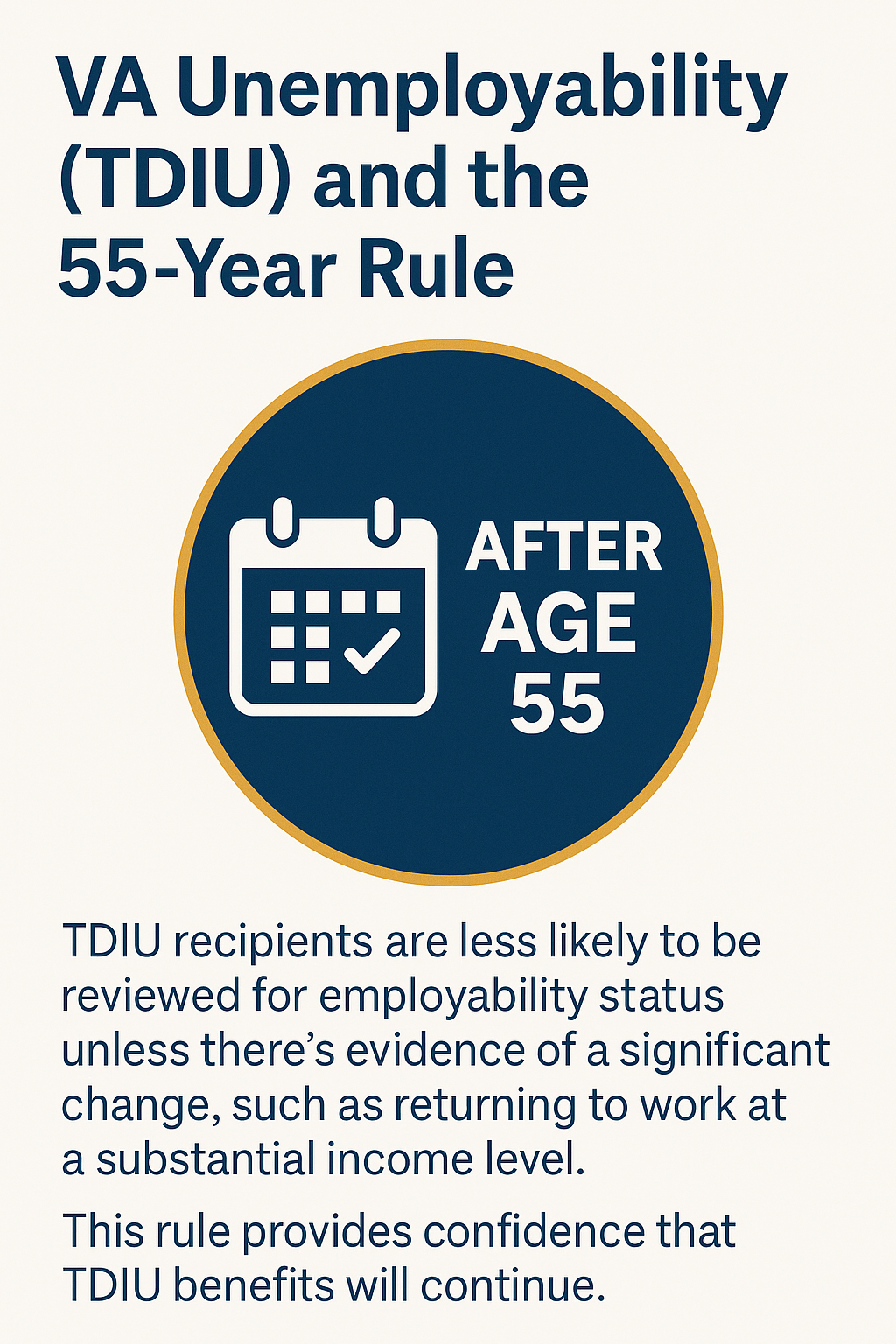 Understanding the VA 55-Year Rule: Protecting Veterans' Disability ...