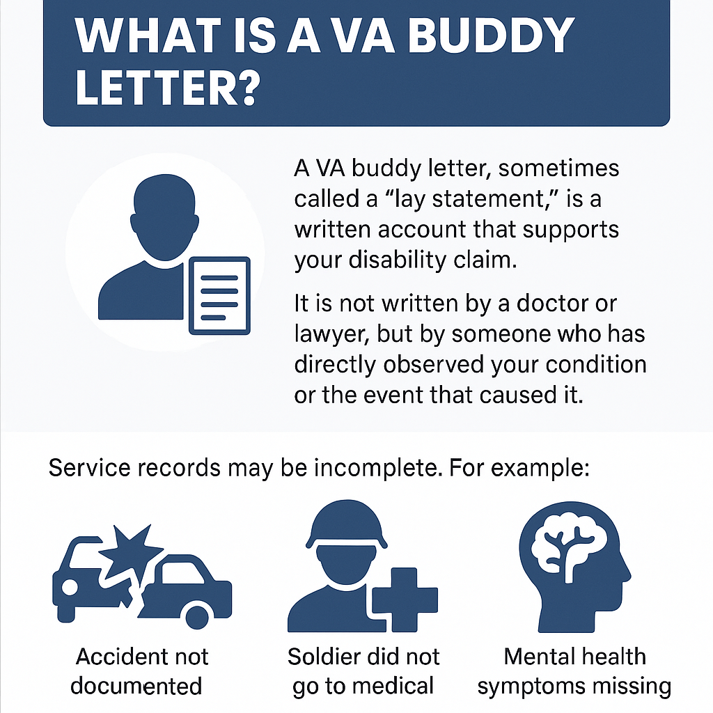 VA Buddy Letter Example for Disability Claims - All Veteran