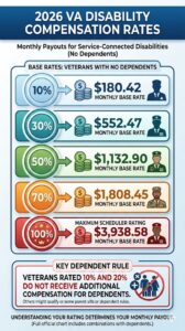 Veteran Pay Chart 2026 All Veteran 4803